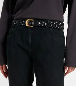 THE ROW Woven Leather Belt