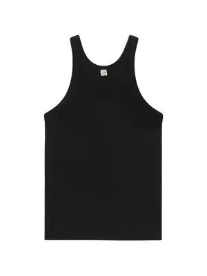 TOTEME Round-neck Tank Top - Black