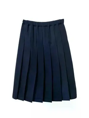 Comme Des Garçons Pleated Midi Skirt - Blue