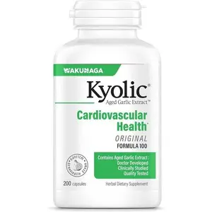 WAKUNAGA Kyolic Aged Garlic Extract Cardiovascular Formula 100