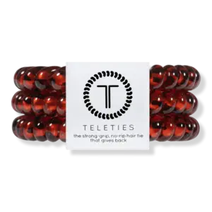 TELETIES Small Hair Ties - Tortoise