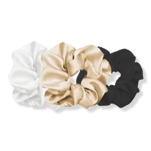 PINK PEWTER Luxe Plush Scrunchies - Perfect Clash