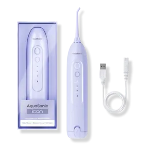 AQUASONIC Icon Rechargeable Water Flosser - Purple