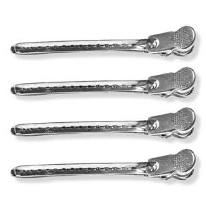 PINK PEWTER Professional Metal Sectioning Hair Clips - Silver