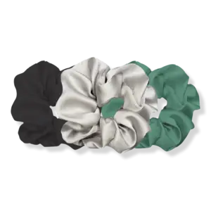 PINK PEWTER Luxe Plush Scrunchies - Mint Choco Chip