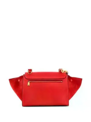 Celine Trapeze Small Satchel - Red