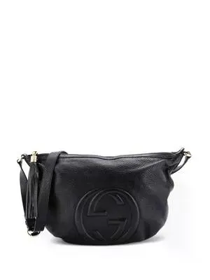 Gucci Soho Leather Messenger Bag - Black
