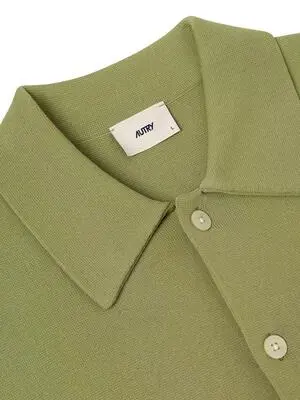 AUTRY Fine-knit Cardigan - Green