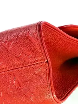LOUIS VUITTON Saint Sulpice Handbag Monogram Empreinte Leather Pm - Red