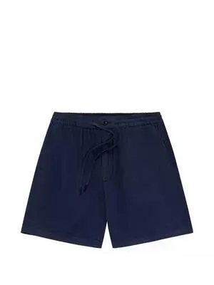 Incotex Drawstring-waist Corduroy Shorts - Blue