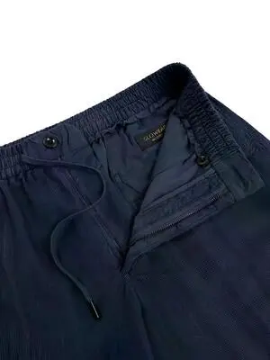 Incotex Drawstring-waist Corduroy Shorts - Blue