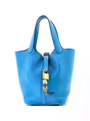 Hermès Picotin Lock Clemence Pm - Blue