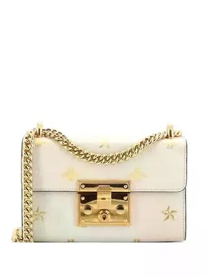 Gucci Padlock Printed Leather Small Shoulder Bag - Neutrals