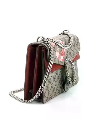 Gucci Dionysus Small Shoulder Bag Blooms Print Gg Coated Canvas - Multicolour