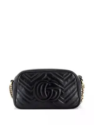 Gucci Gg Marmont Small Crossbody Bag - Black