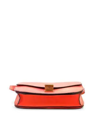 Celine Classic Box Medium Crossbody Bag - Red