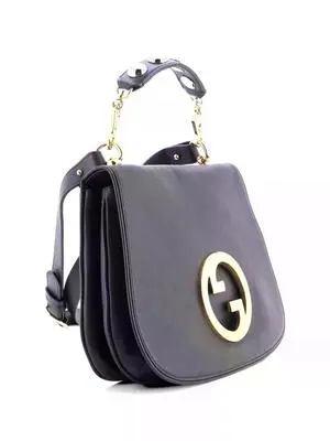 Gucci Blondie Handle Medium Crossbody Bag - Black