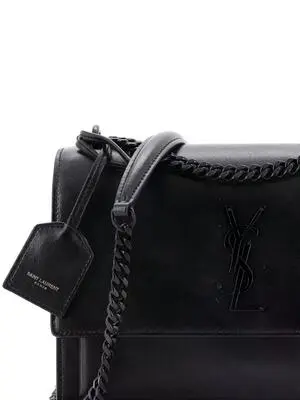 Saint Laurent Sunset Medium Crossbody Bag - Black