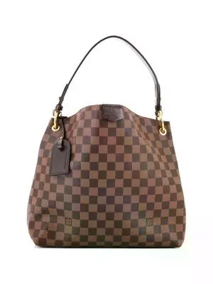 LOUIS VUITTON Graceful Handbag Damier Pm Hobo Bag - Brown