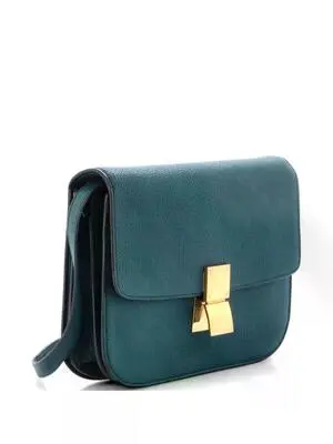 Celine Classic Box Medium Crossbody Bag - Green