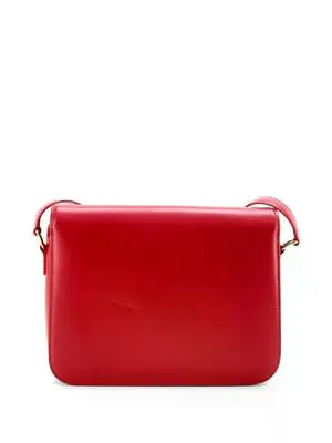 Celine Triomphe Shoulder Bag Smooth Calfskin Medium - Red