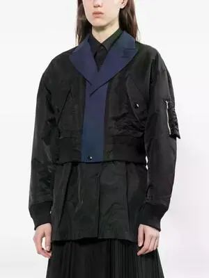 Toga Nylon Twill Jacket - Black