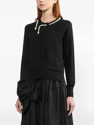 Simone Rocha Pearl Beaded Cardigan