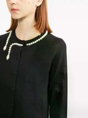 Simone Rocha Pearl Beaded Cardigan