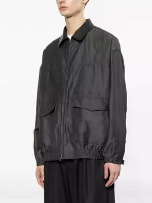 Comme Des Garçons Leather-collar Jacket