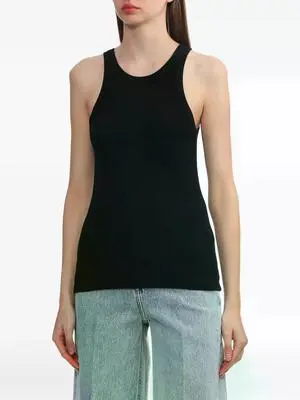 TOTEME Round-neck Tank Top - Black