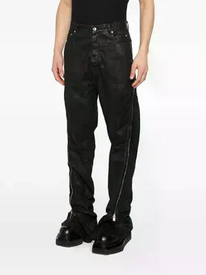 Rick Owens Buttoned Zip-detail Jeans