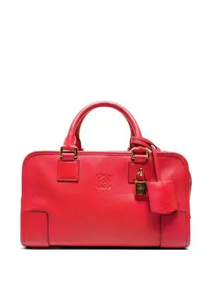 Loewe 1990s Amazona 28 Leather Tote Bag - Red