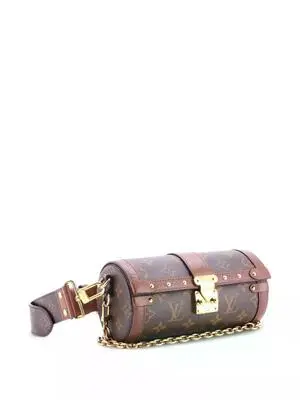 LOUIS VUITTON Papillon Trunk Shoulder Bag Monogram Canvas - Brown