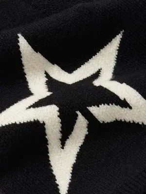 Perfect Moment Intarsia Wool-blend Beanie - Black