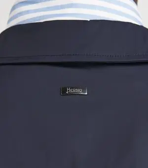 Herno Stretch-shell Bomber Jacket - Navy