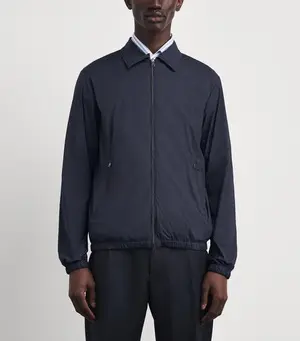 Herno Stretch-shell Bomber Jacket - Navy