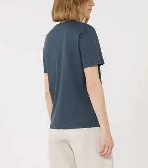 Max Mara Embellished Jersey T-shirt - Blue