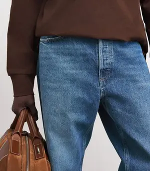 AGOLDE 90's Straight Regenerative Cotton Jeans - Blue