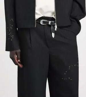 DOMREBEL Pinstripe Backstage Trousers