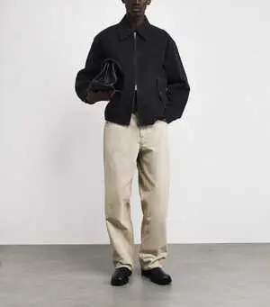AGOLDE Denim Torres Bomber Jacket - Black
