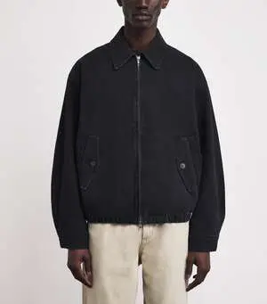 AGOLDE Denim Torres Bomber Jacket - Black