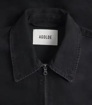 AGOLDE Denim Torres Bomber Jacket - Black