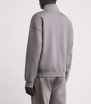 SKIMS Fleece Lounge Relaxed Half-zip Sweatshirt