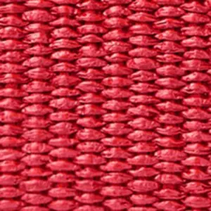 JIMMY CHOO Raffia Leather-trim Avenue Pouch - Red