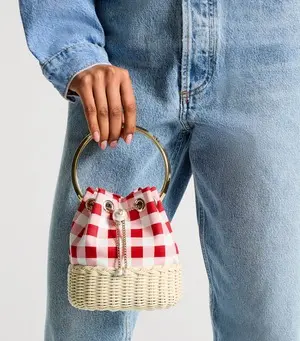 JIMMY CHOO Bon Bon Top-handle Bag - Red