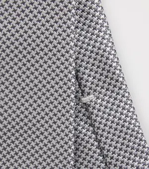 Corneliani Houndstooth Silk Necktie
