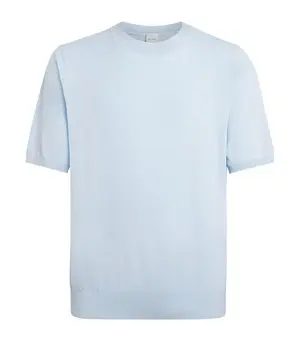 Paul Smith Cotton Knitted T-shirt - Blue