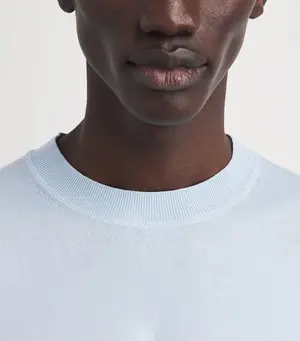 Paul Smith Cotton Knitted T-shirt - Blue