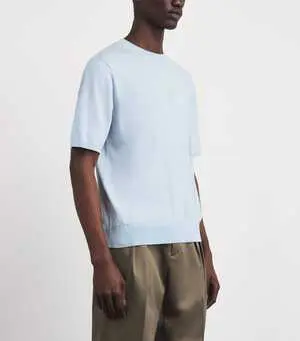 Paul Smith Cotton Knitted T-shirt - Blue