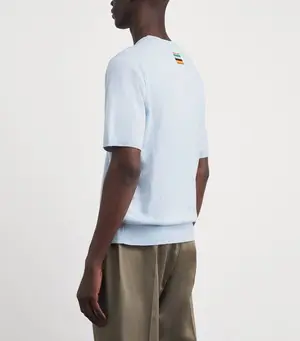 Paul Smith Cotton Knitted T-shirt - Blue